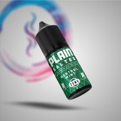 Menthol Mint - 25mg - Plain Salted - Salts 30ml | Fogging Amazing